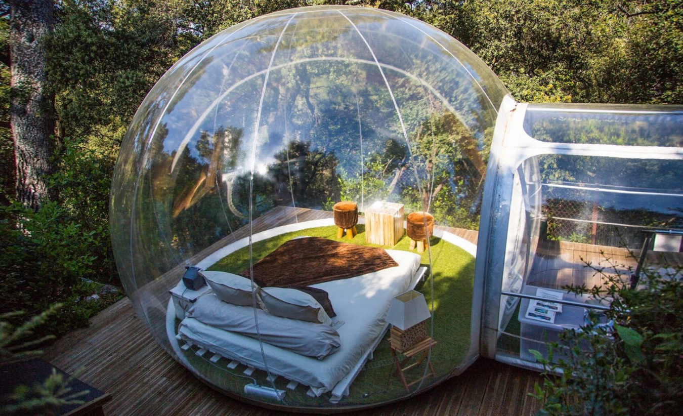 GLAMPING JUST GOT REDEFINED WITH THIS ONE-OF-A-KIND, TREE BUBBLE HOTEL ...