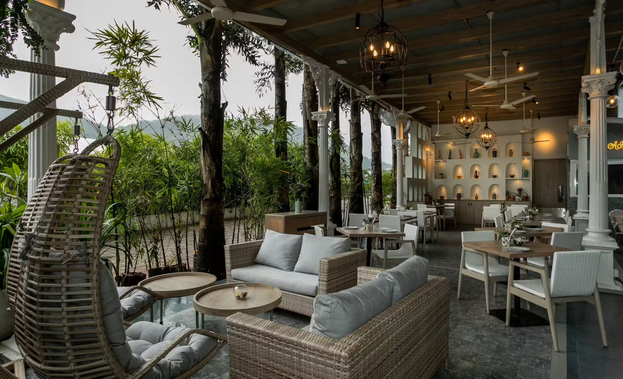 A QUAINT, EUROPEAN-STYLE CAFE IS SITTING RIGHT AMID THE LUSH LONAVALA ...