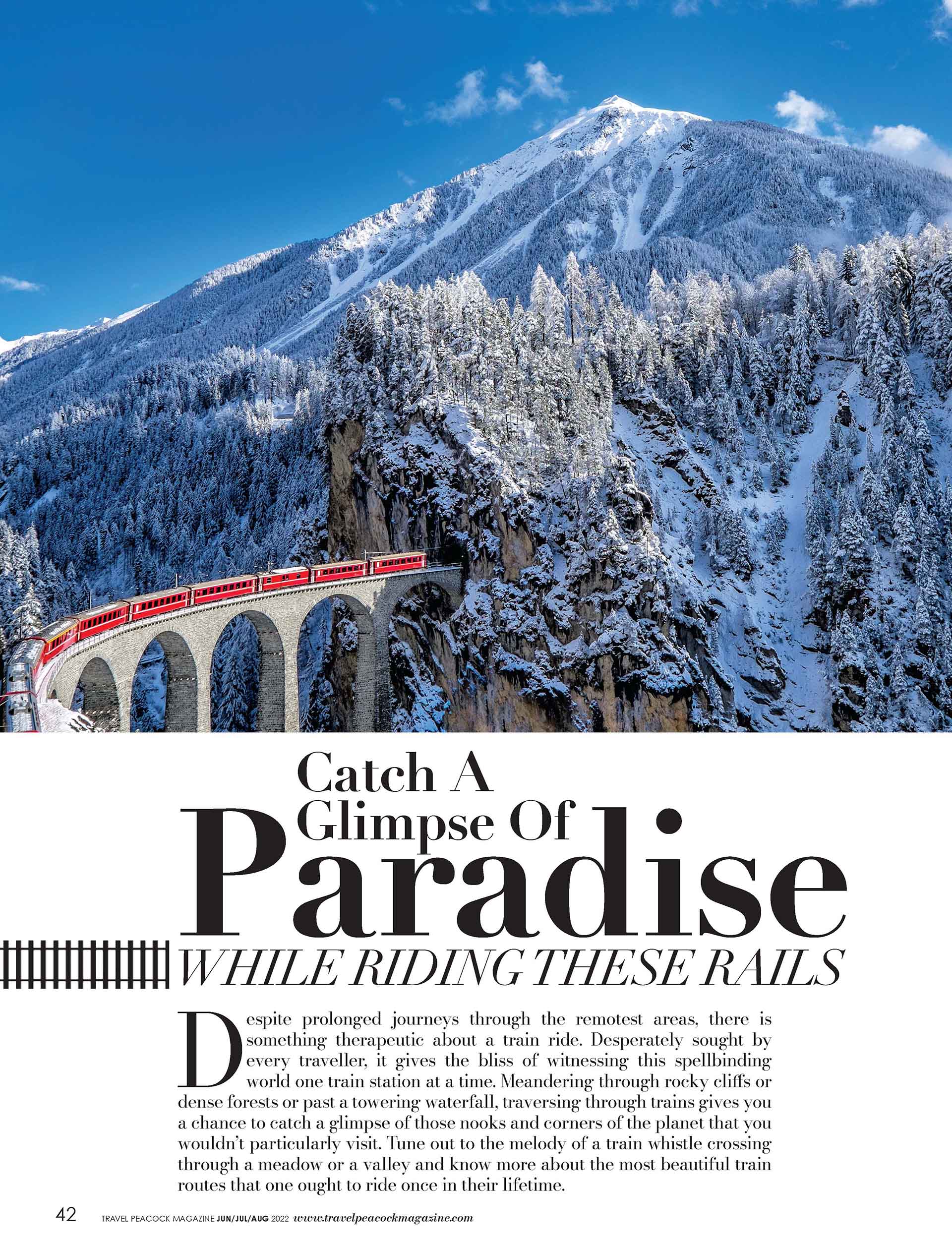 CATCH A GLIMPSE OF PARADISE WHILE RIDING THESE RAILS - TPM