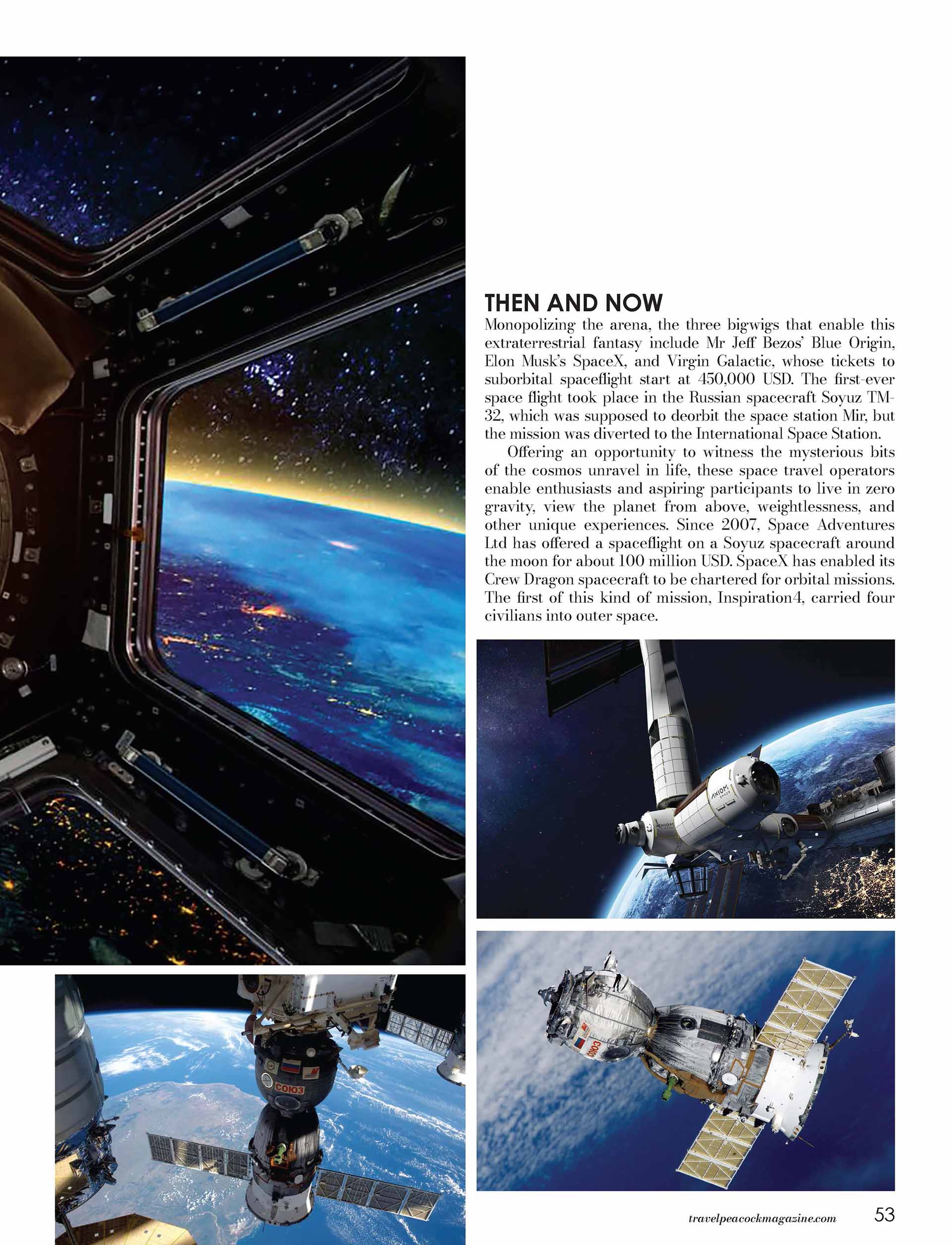 SPACE TOURISM: THE ADVENT OF AN OUT-OF-THE-WORLD FUTURE - TPM