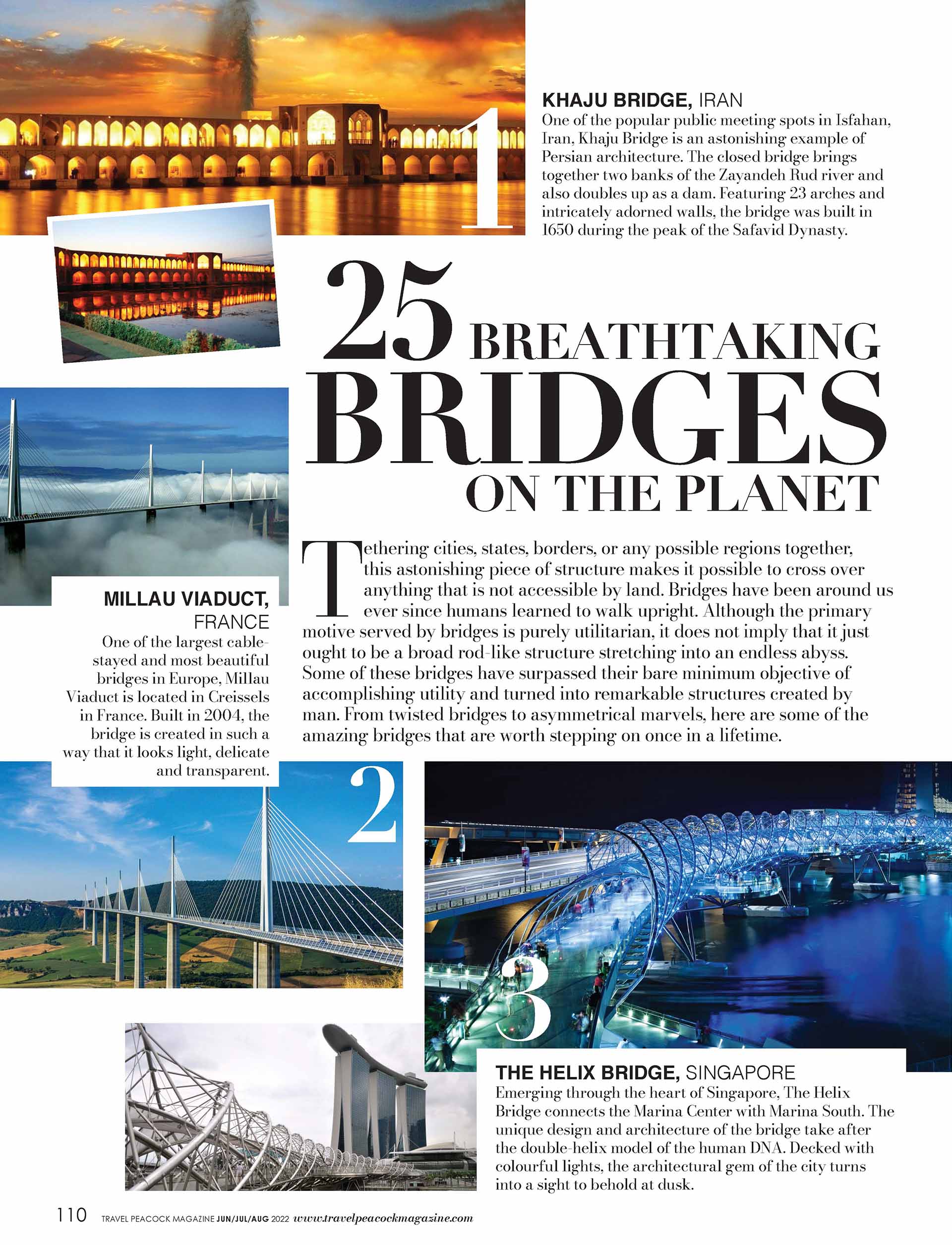 25 BREATHTAKING BRIDGES ON THE PLANET - TPM