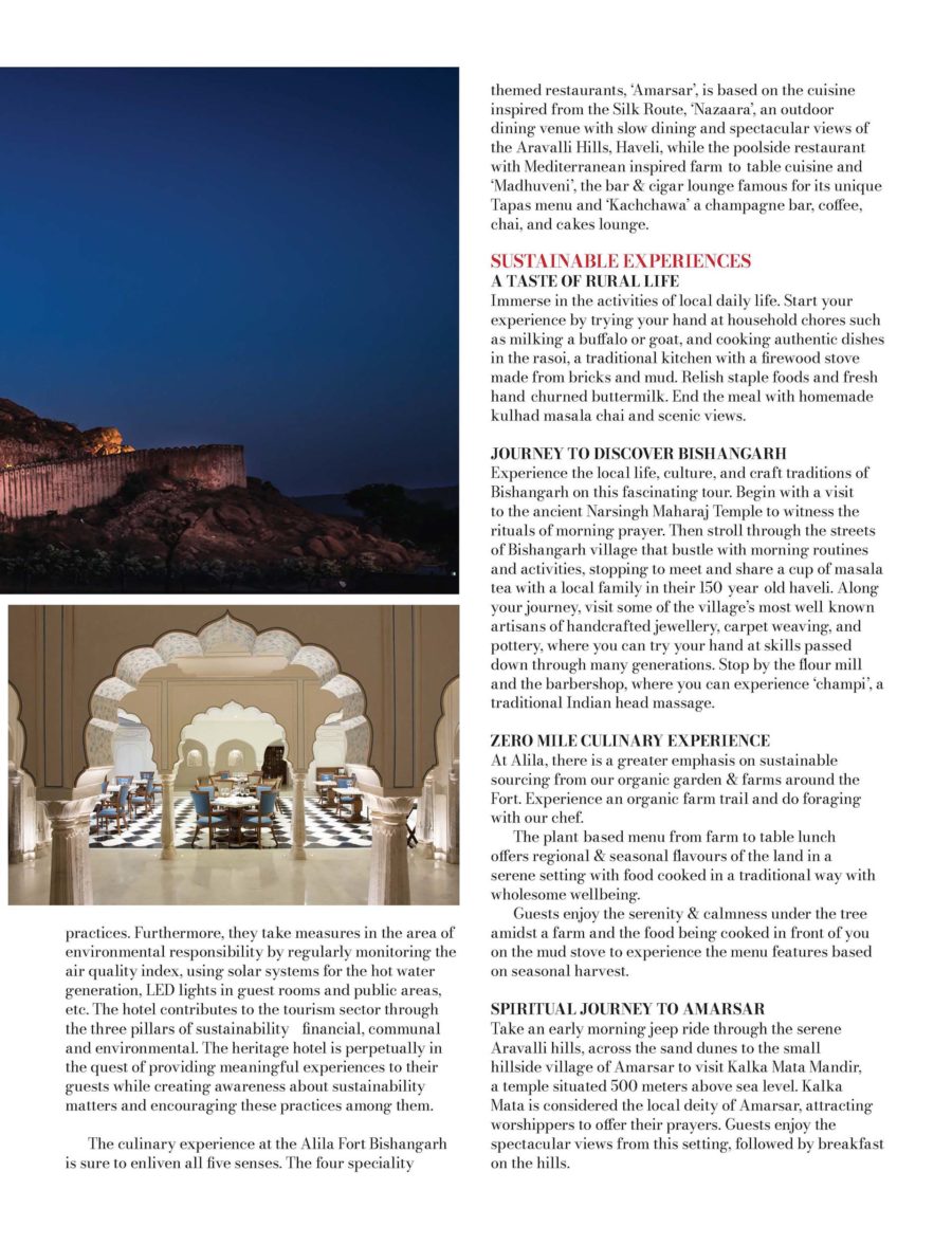 ALILA FORT BISHANGARH: PRESERVING HERITAGE AND TRADITION - TPM