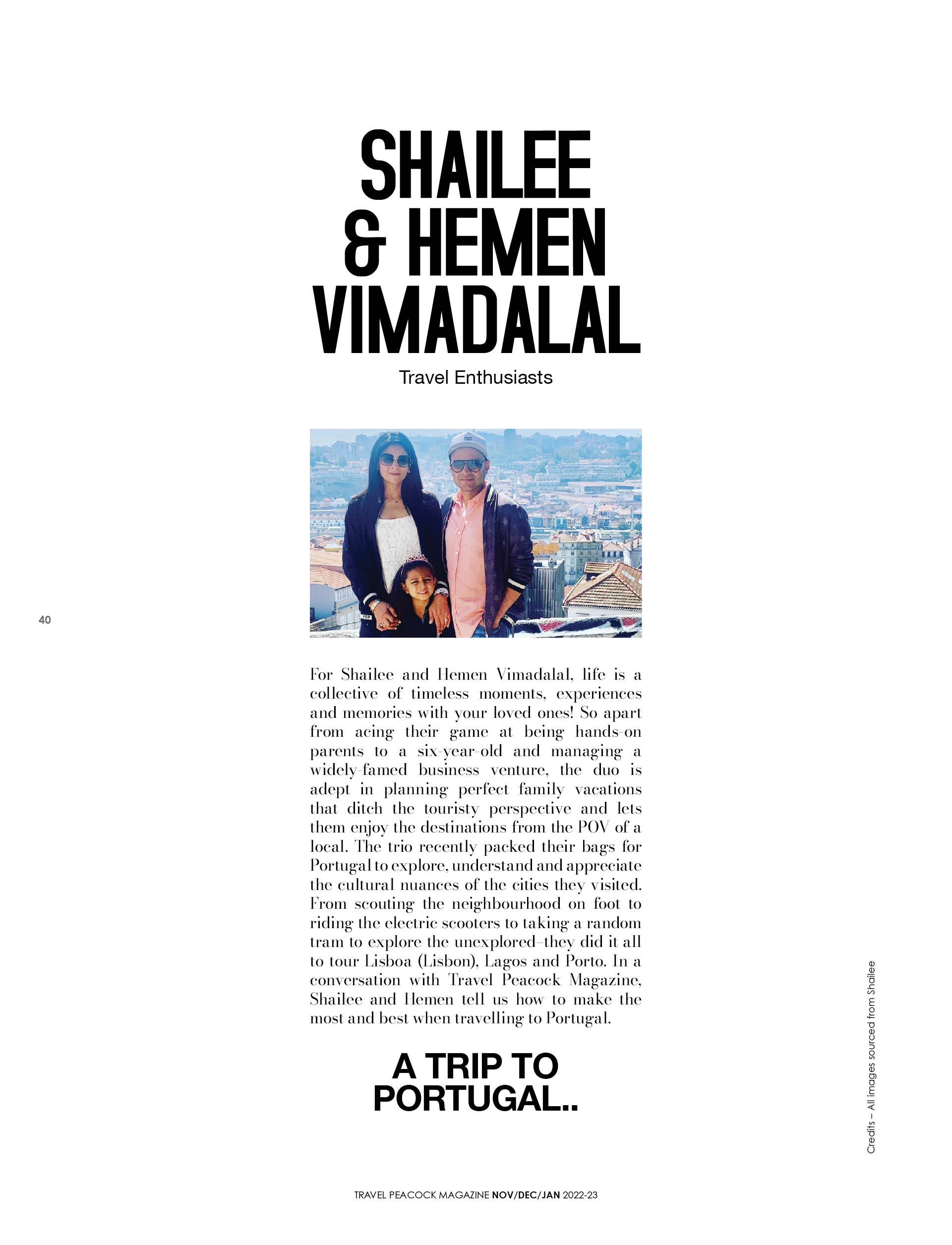 SHAILEE & HEMEN VIMADALAL | TRAVEL ENTHUSIASTS - TPM