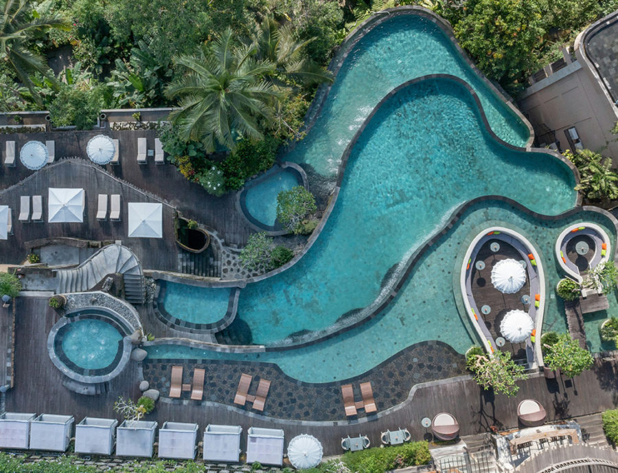 Spend a tropical-themed holiday at The Kayon Jungle Resort