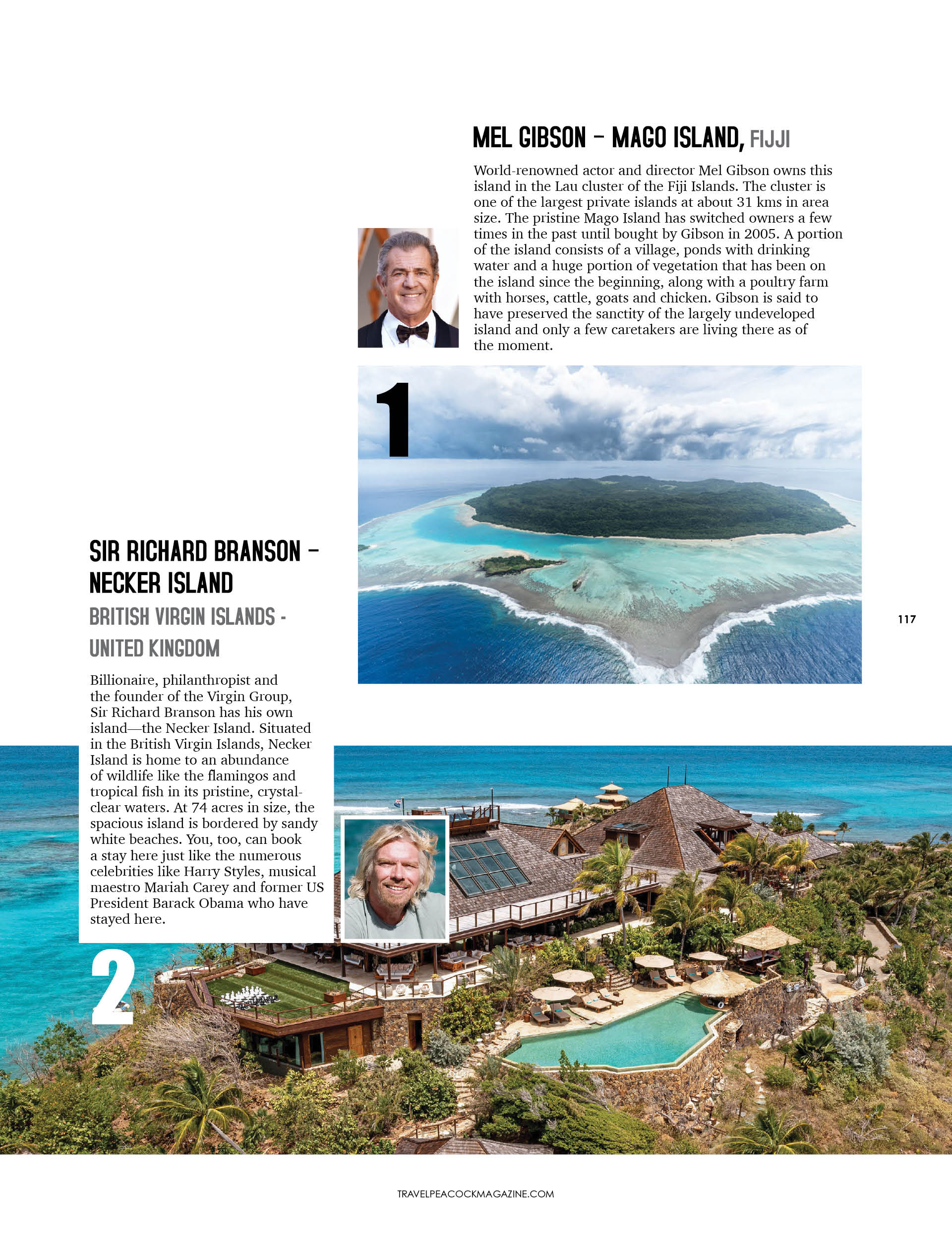 MOST LUXURIOUS CELEBRITY-OWNED PRIVATE ISLANDS
