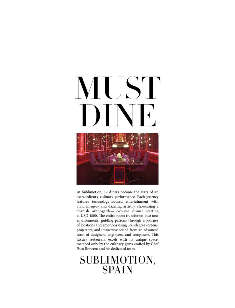 diners become the stars of an extraordinary culinary performance