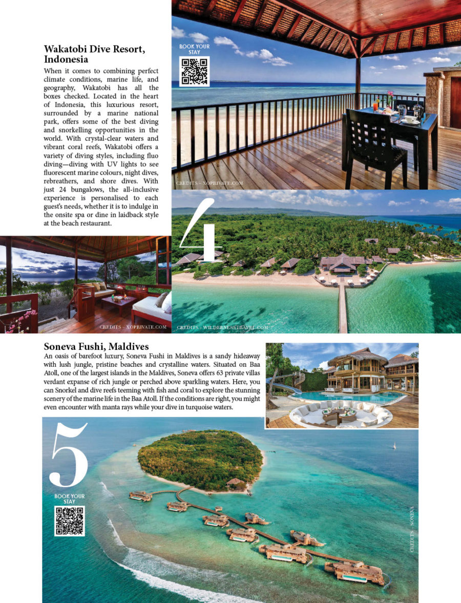 IMMERSE YOURSELF IN DEEP OCEAN BLUES FROM THESE ULTRA-LUXE DIVE RESORTS ...